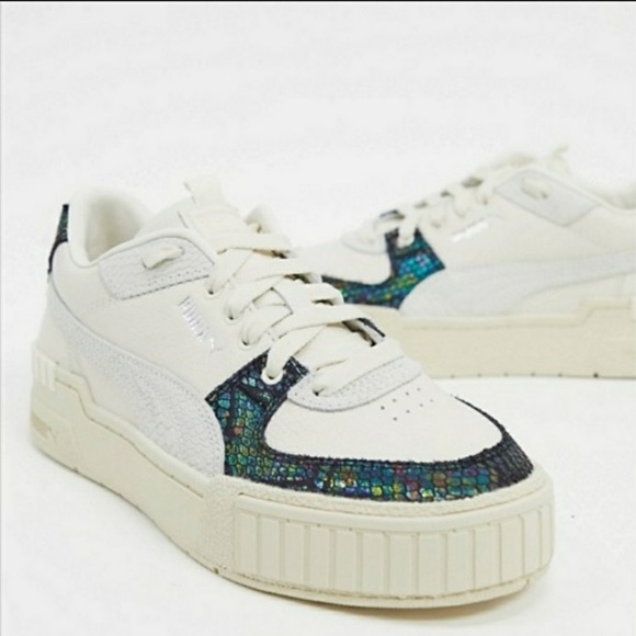 Puma | Shoes | Rare Puma Cali Platform Sneaker With Rainbow Reptile ...